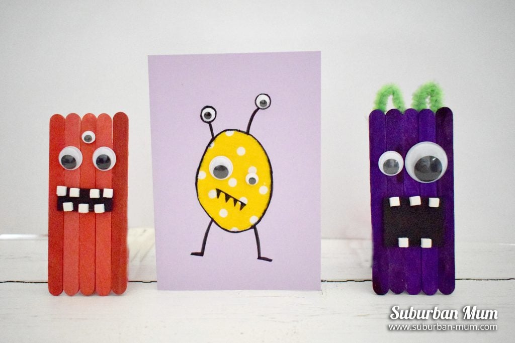 Craft Corner: Easy to make Monsters | Suburban Mum