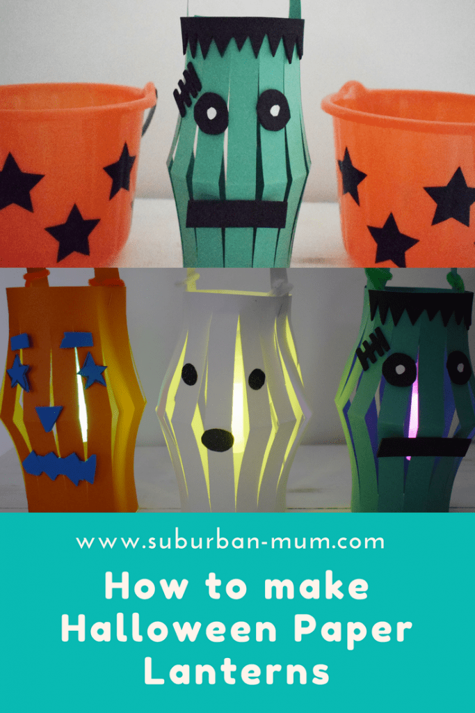 Craft Corner: Halloween Paper Lanterns | Suburban Mum
