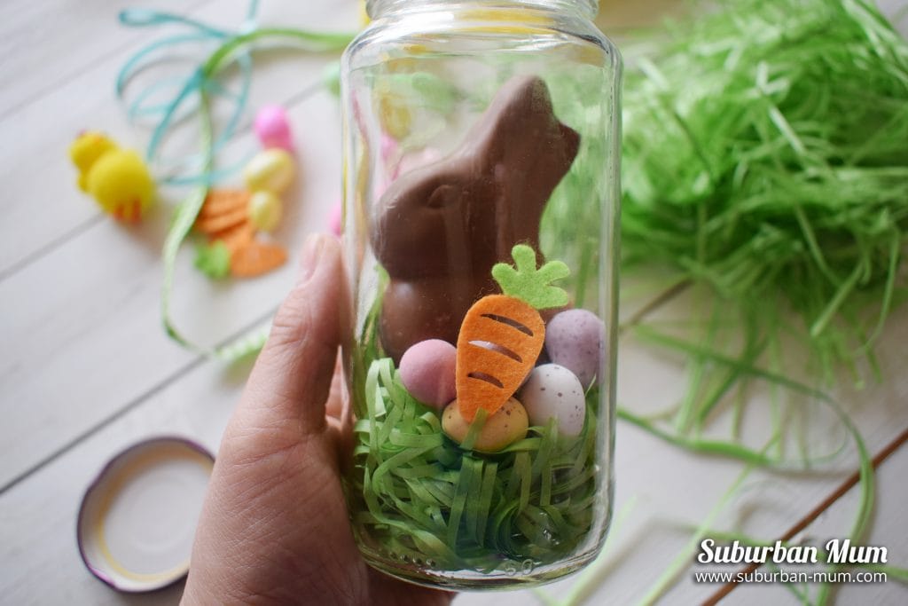 Craft Corner: Make your own Easter Jars & Bunny Card | Suburban Mum