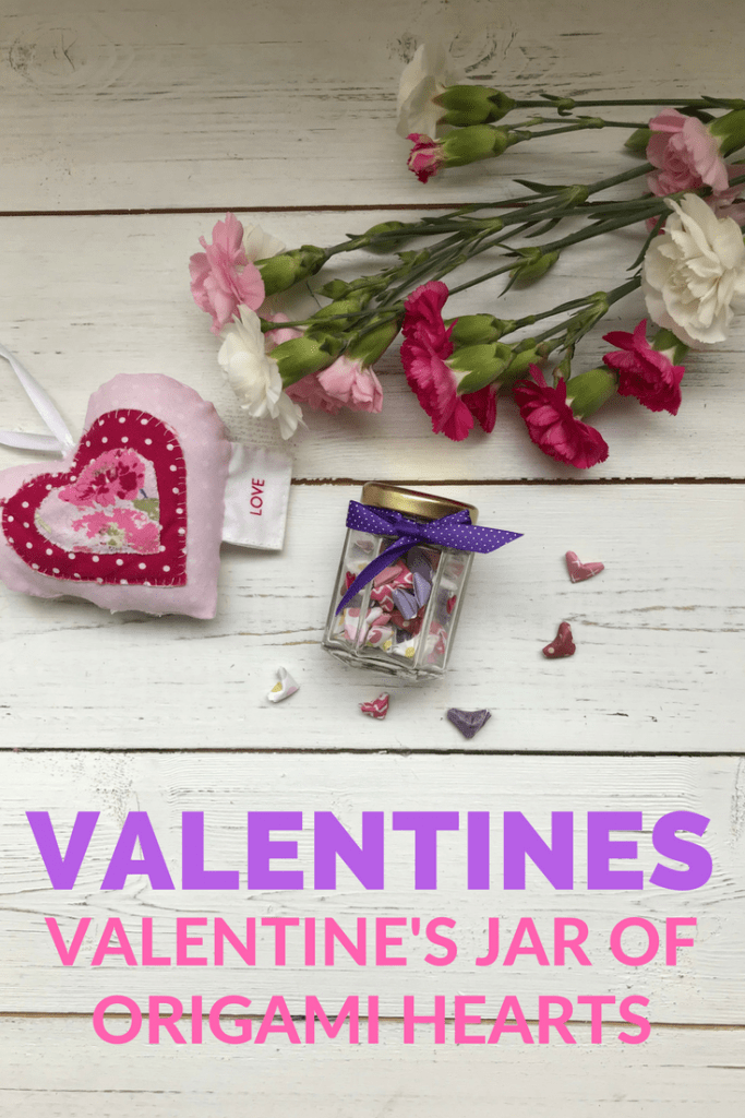 Craft Corner: Valentine's Jar of Origami Hearts | Suburban Mum